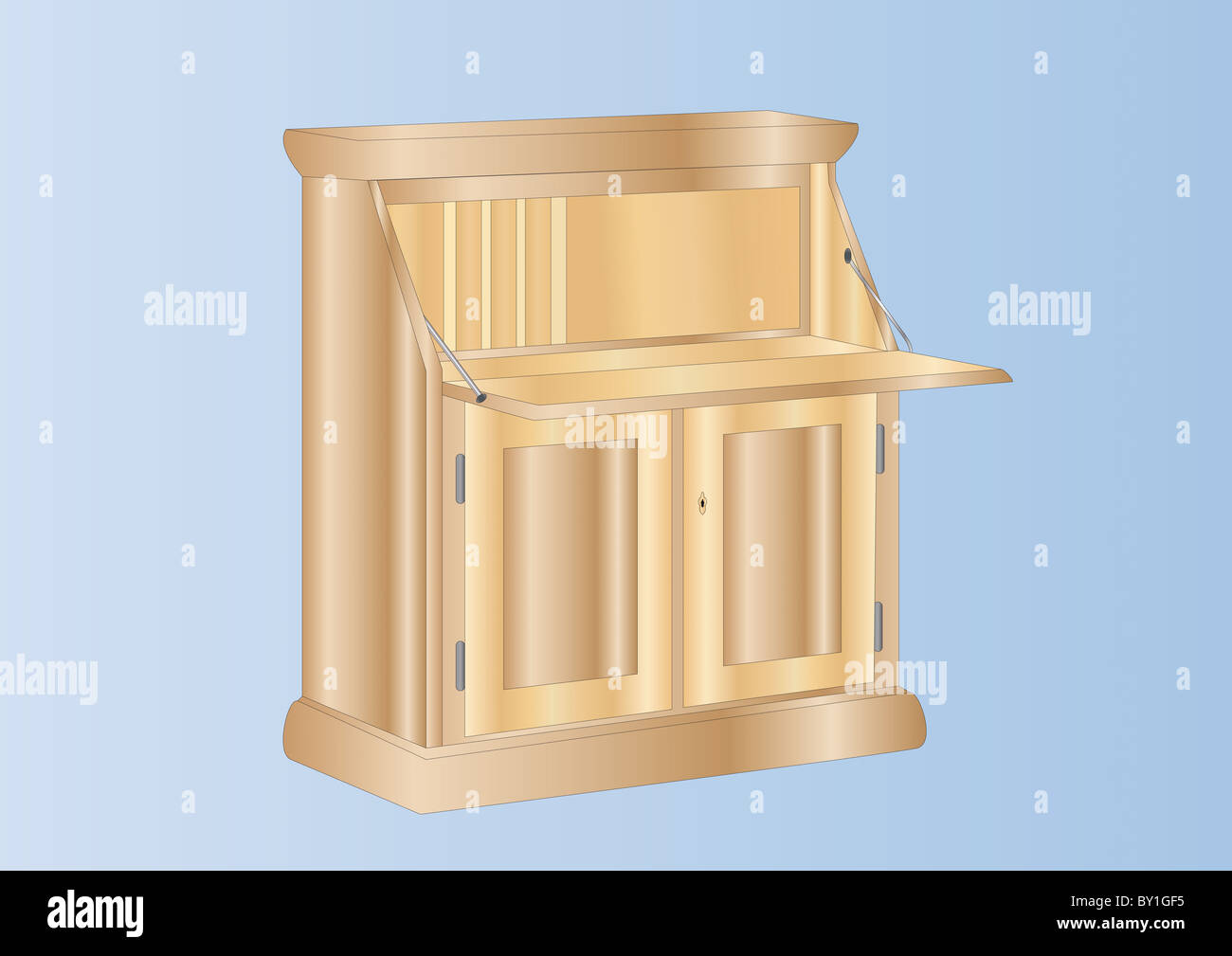 antique writing desk Stock Photo - Alamy