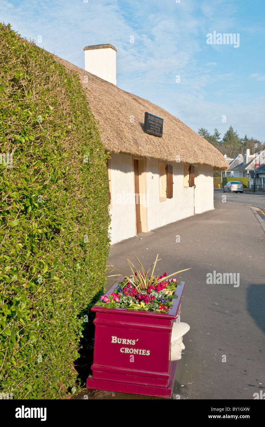 Robert Burns Birthplace , Cottage Alloway South Ayrshire Scotland Stock ...