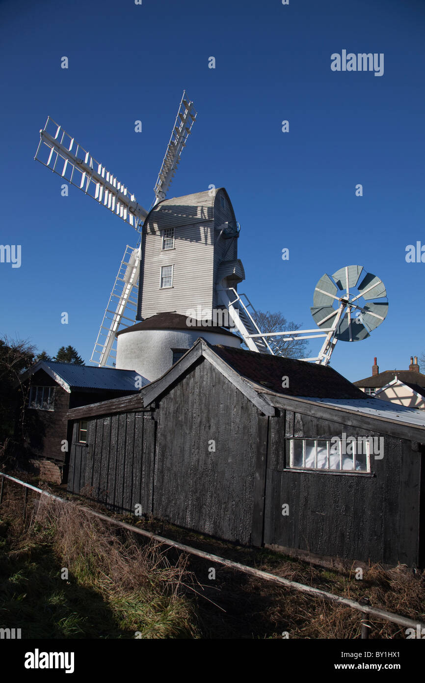 Saxted Green Windmill SuffolkSaxted Mill Stock Photo - Alamy