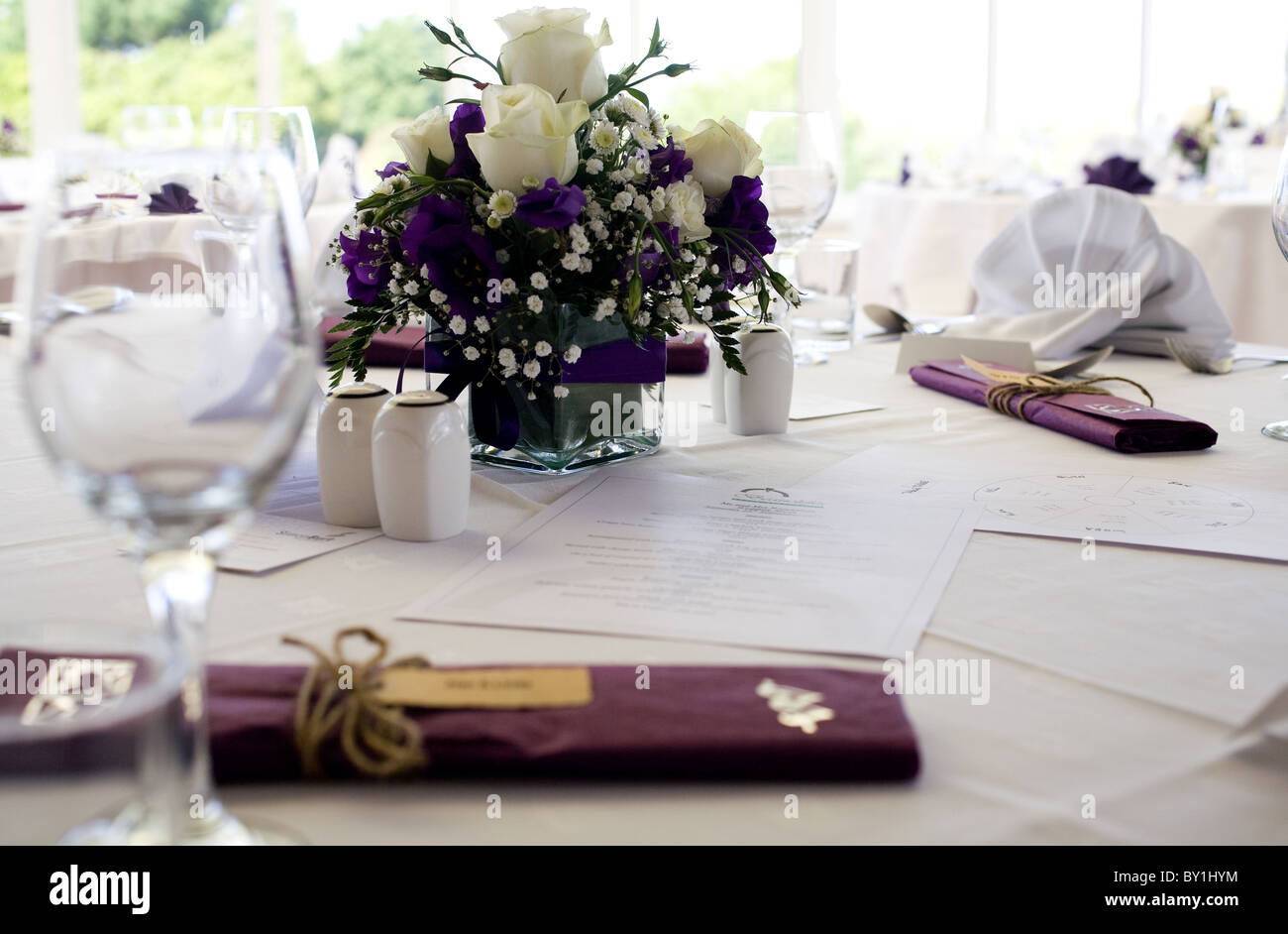 Reception Table Flowers