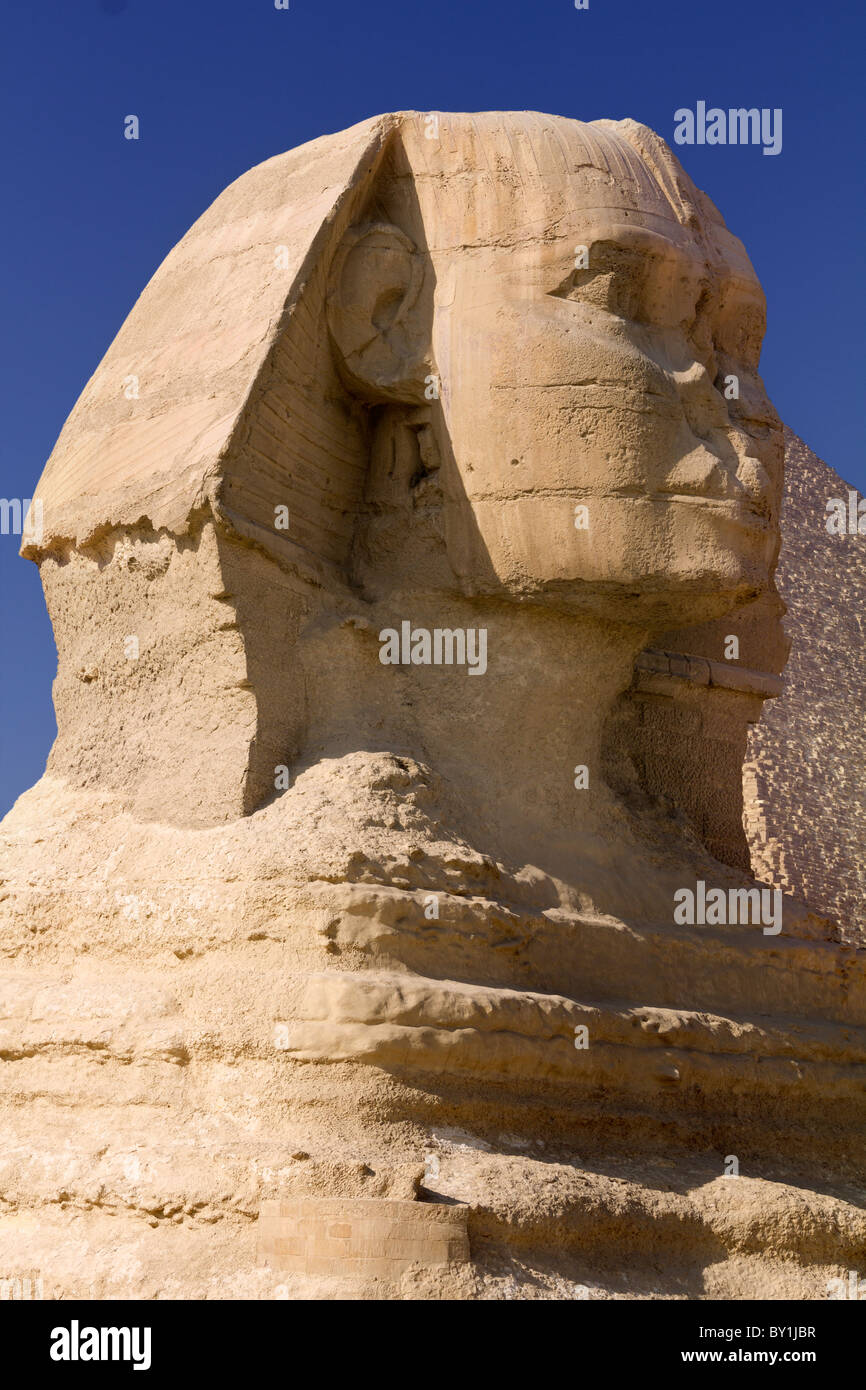 Egypt great sphinx giza limestone hi-res stock photography and images ...