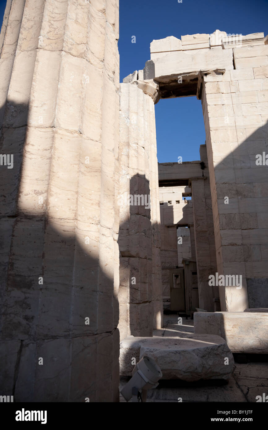 Propylaia in the acropolis athens hi-res stock photography and images ...