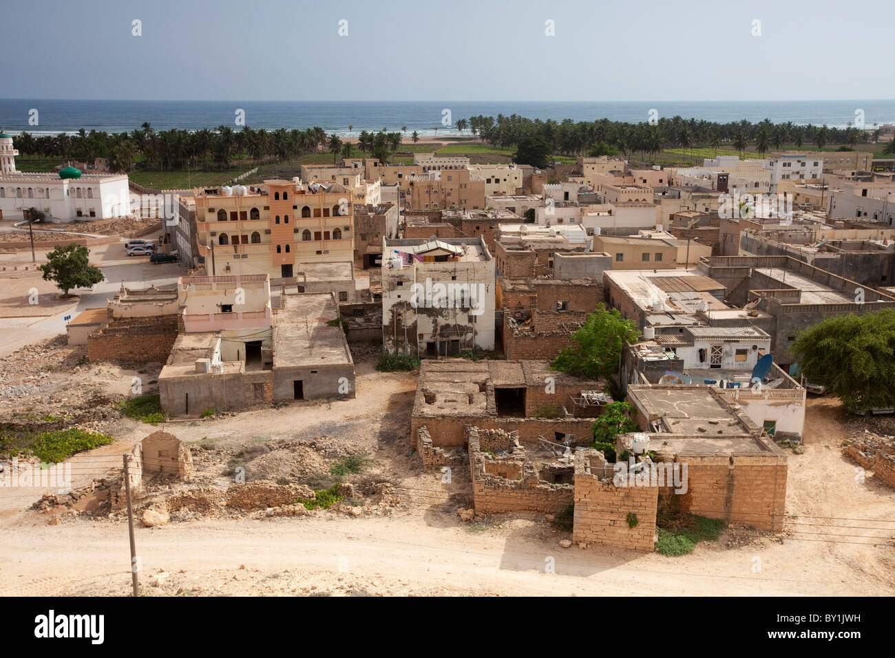 Oman, Taqah. View from the fort Stock Photo - Alamy