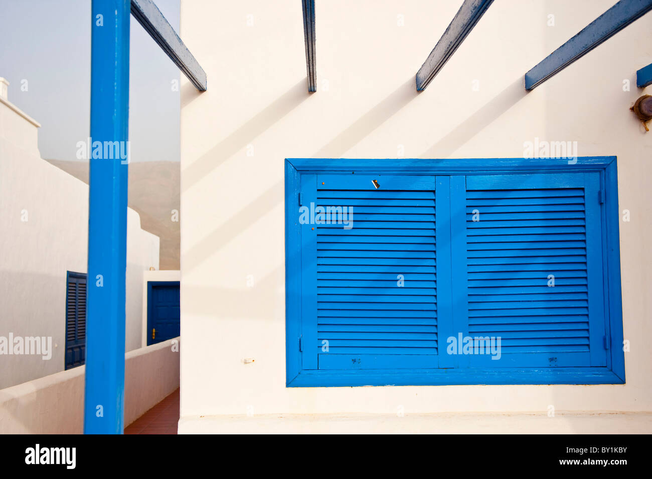 Town of Famara in the north part of Lanzarote Island Stock Photo - Alamy