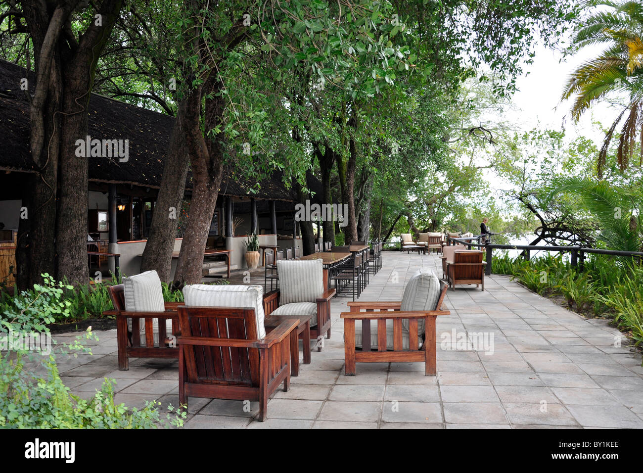 Xugana island lodge, Okawango delta, Botswana Stock Photo - Alamy