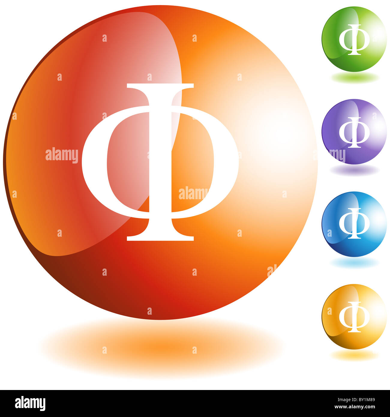 Greek fraternity symbol isolated on a white background Stock Photo - Alamy