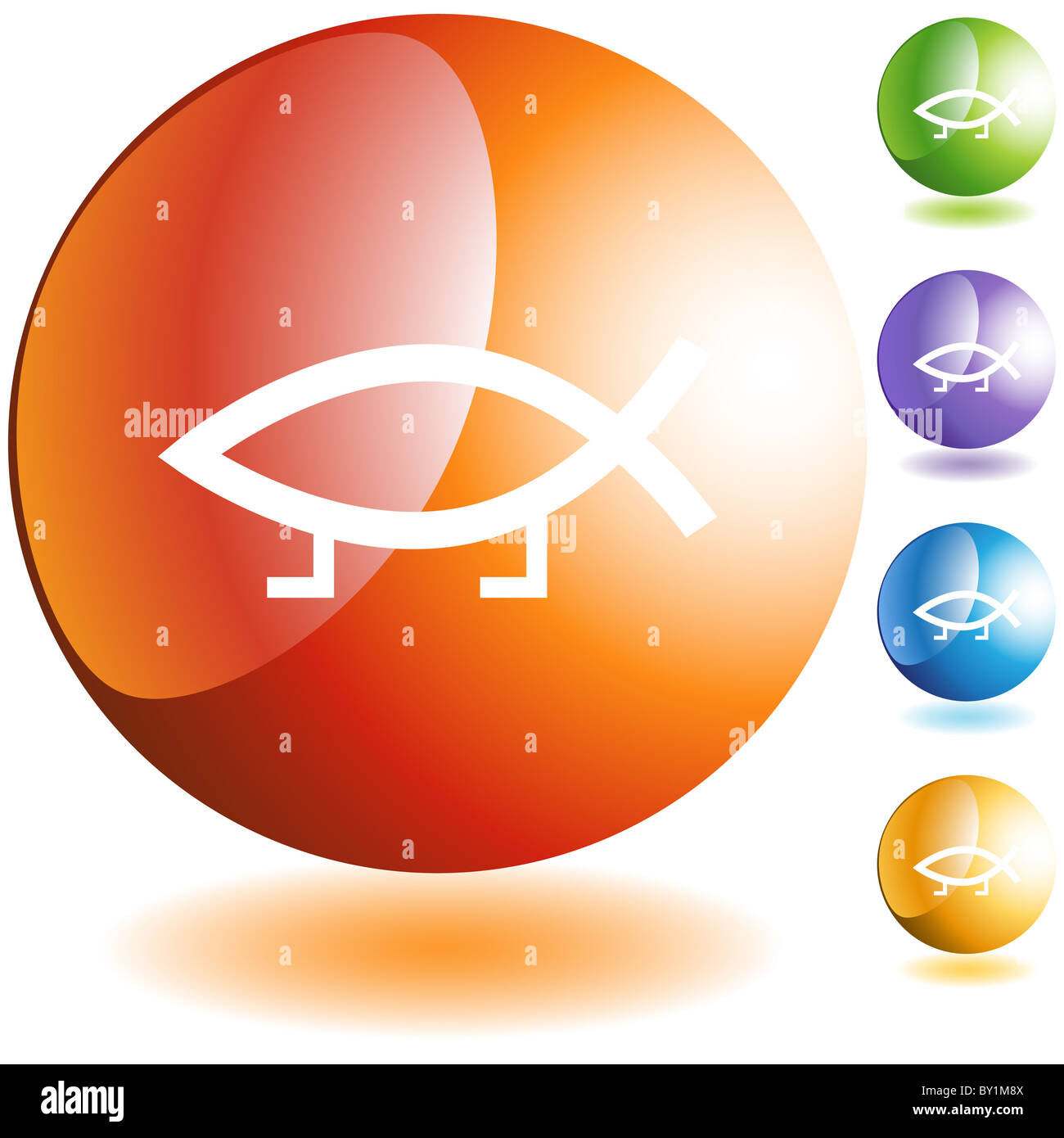 Darwin fish symbol hi-res stock photography and images - Alamy