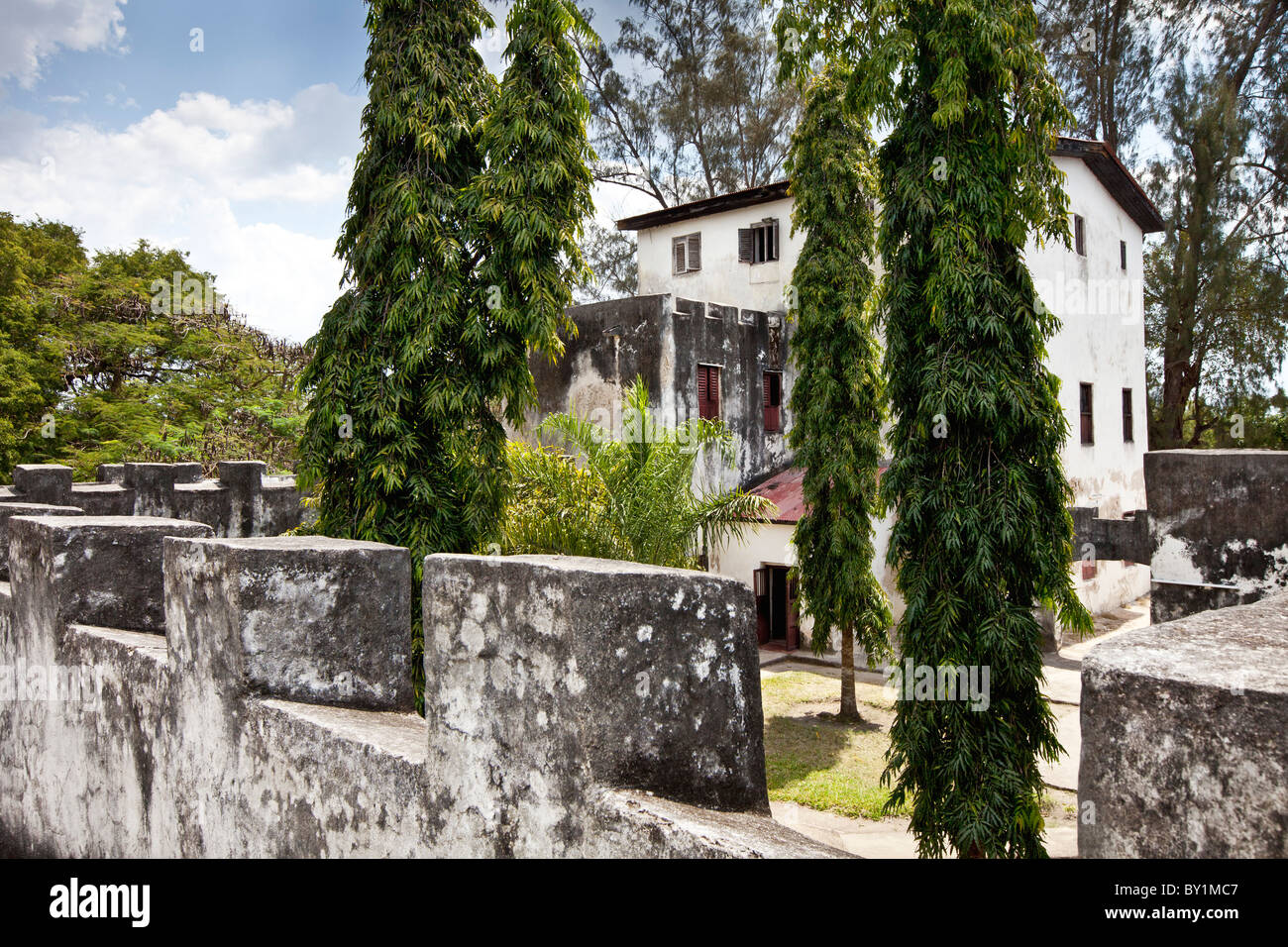 The old fort and Fortified House at Bagamoyo was built by an Arab ...
