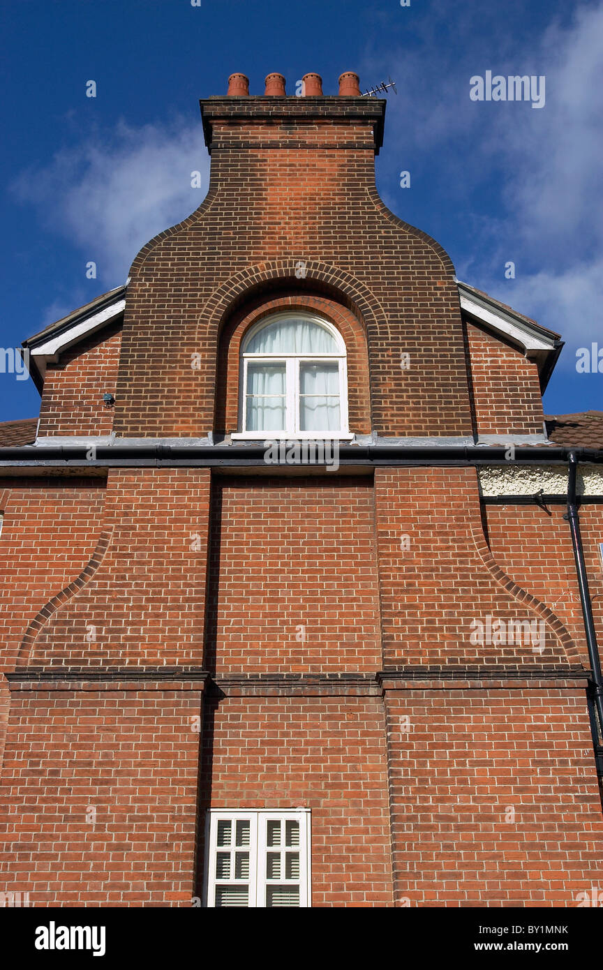 Chimney on the side of a Victorian house Stock Photo - Alamy