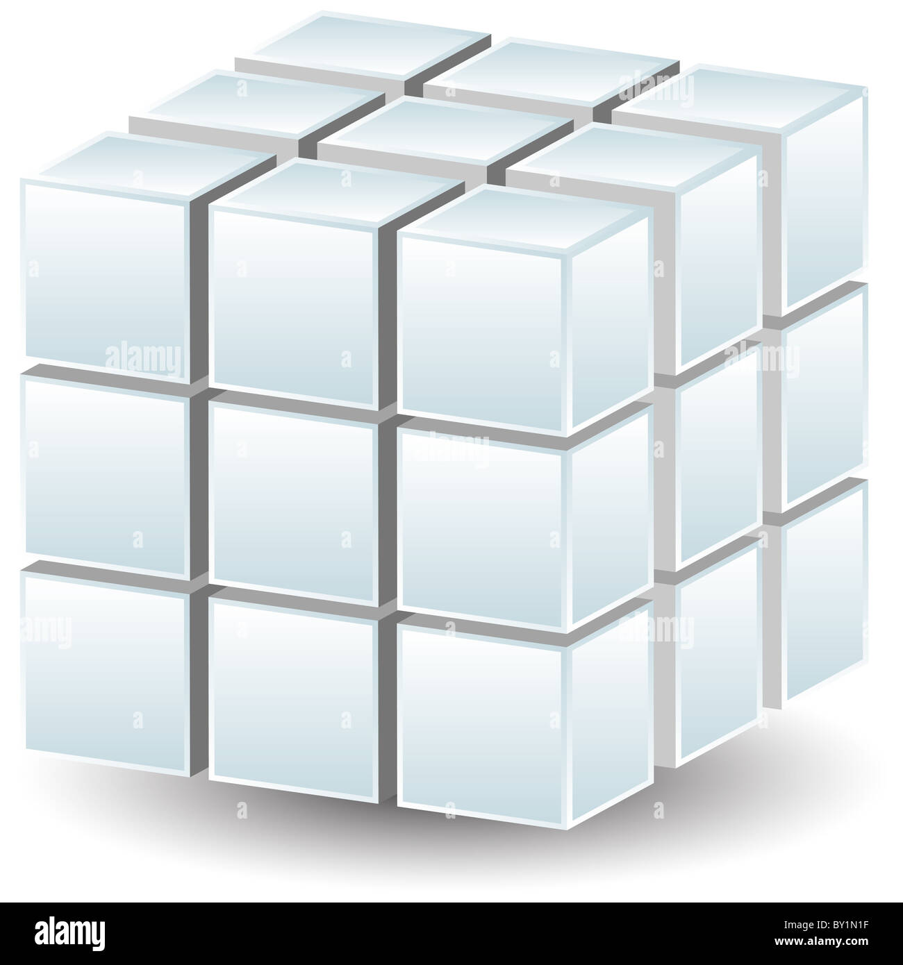 An image of a Geometric Cube Stock Photo - Alamy