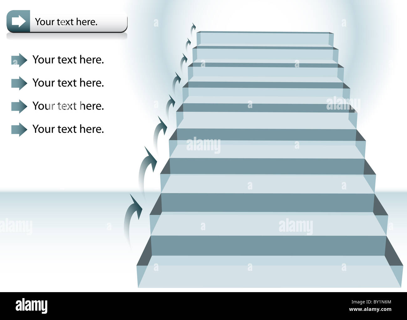 An image of a Staircase Chart Stock Photo - Alamy