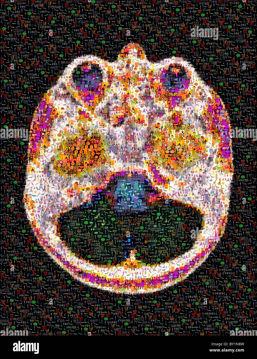 Human brain montage hi-res stock photography and images - Alamy