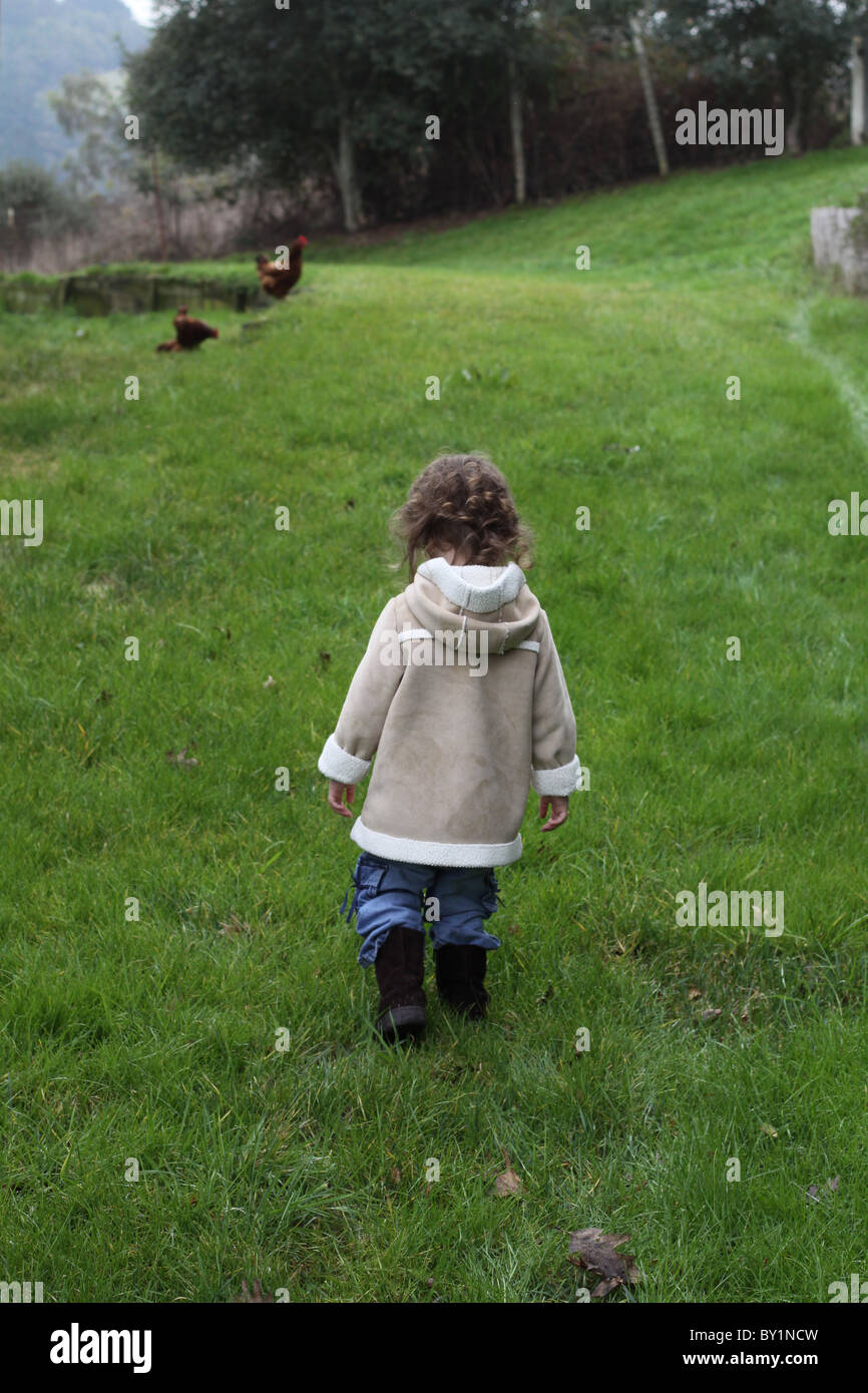 Child Chickens High Resolution Stock Photography and Images - Alamy