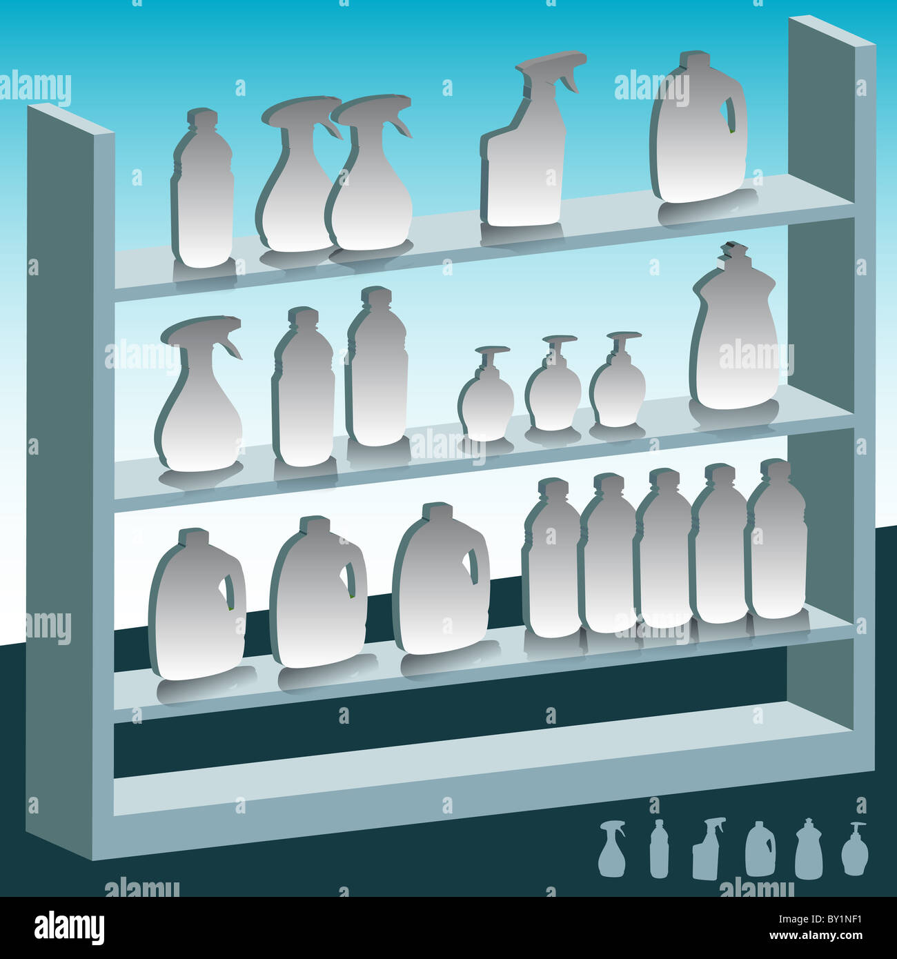 An image of a Product Shelf Stock Photo - Alamy