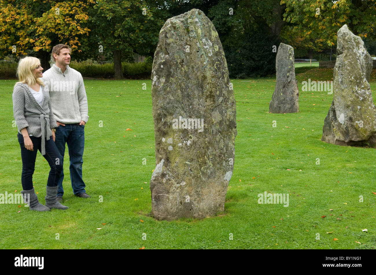 Stone circle wales uk hi-res stock photography and images - Alamy
