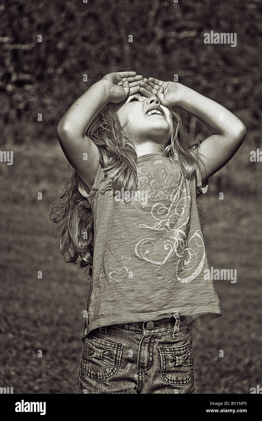 Girl at play Stock Photo - Alamy