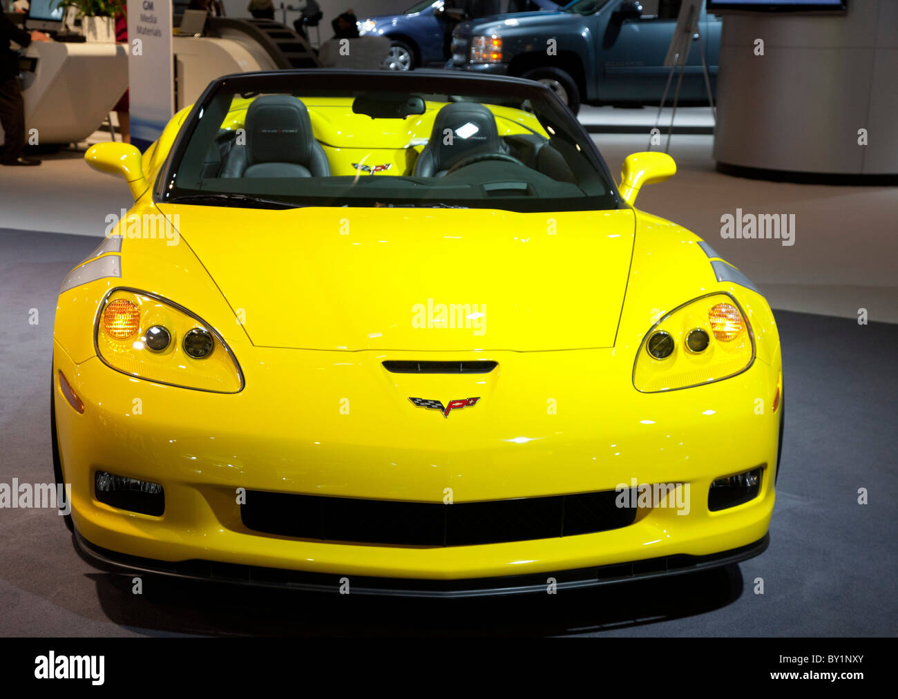 Detroit, Michigan - The Chevrolet Corvette Grand Sport convertible on ...