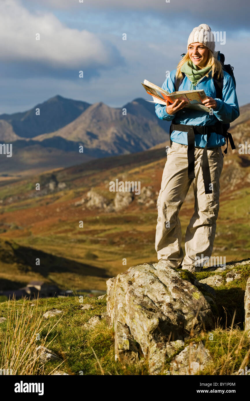 Map of snowdonia hi-res stock photography and images - Alamy