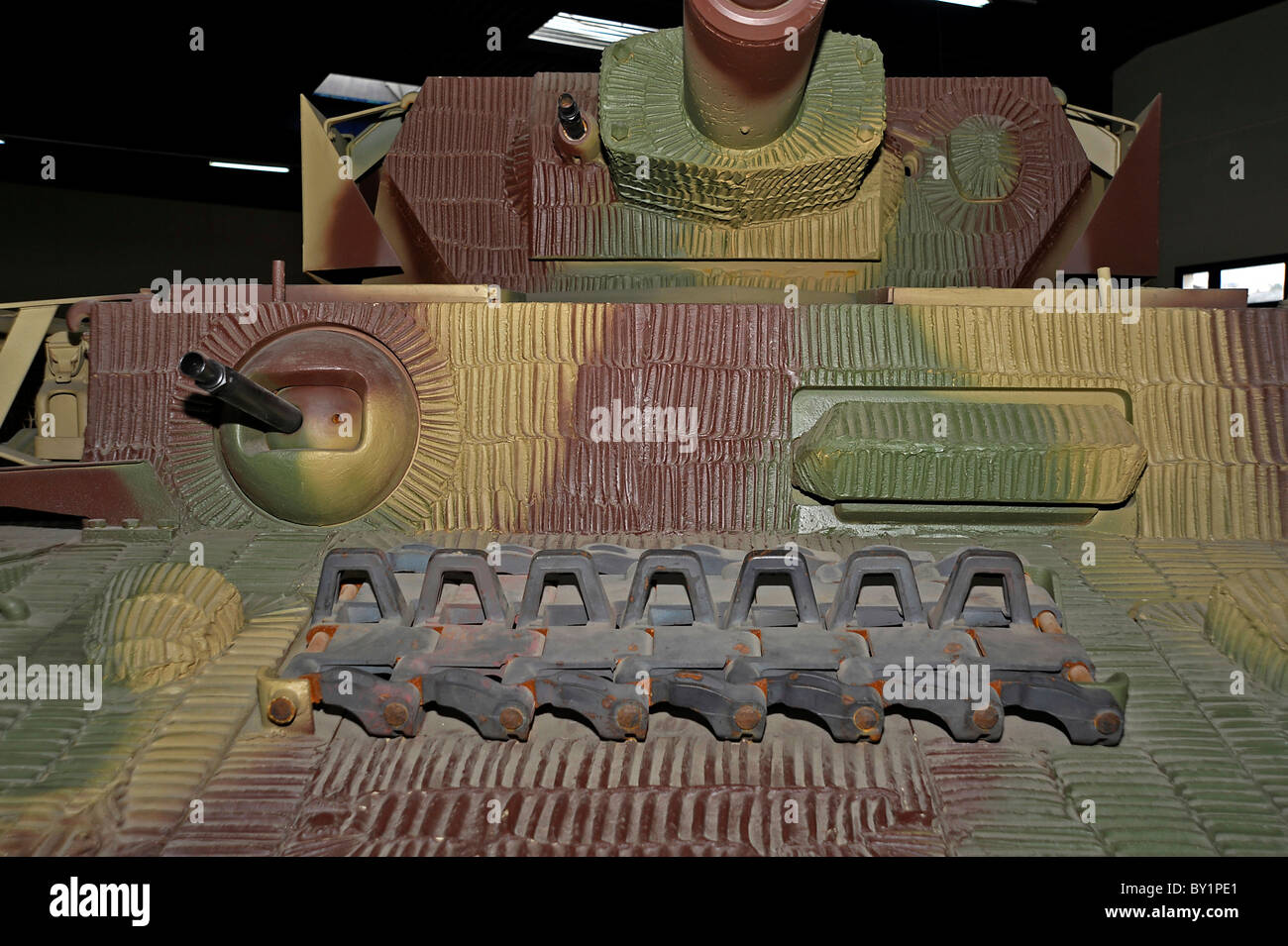 German tiger tank display at Saumur tank museum France Stock Photo - Alamy