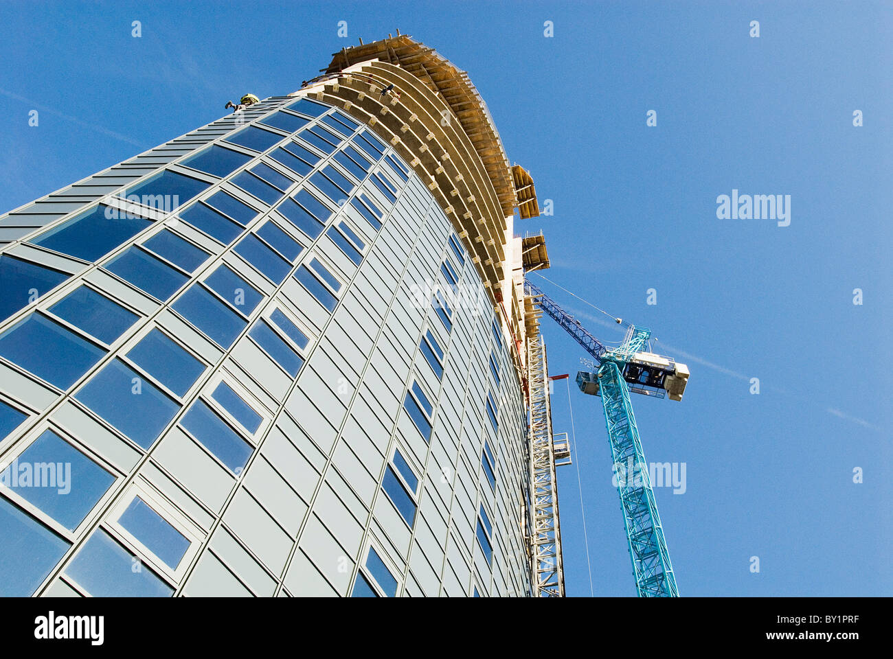 Construction of Stratford Eye East London UK Stock Photo - Alamy
