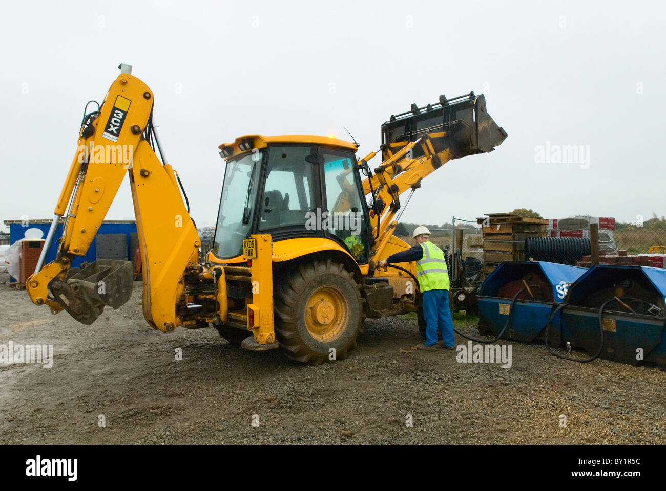 Construction site refueling hi-res stock photography and images - Alamy
