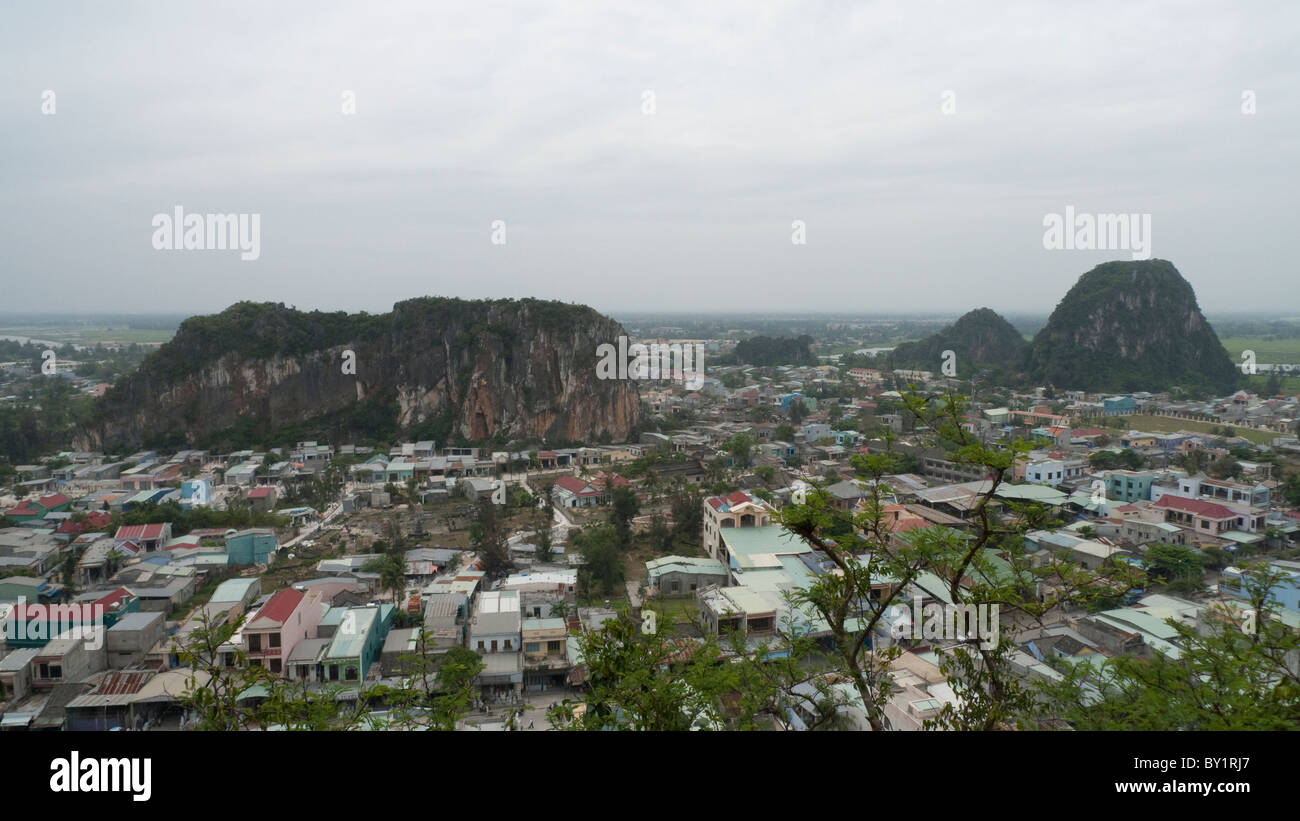 Cave temple and surrounding area, Marble Mountain, Danag, Vietnam Stock ...