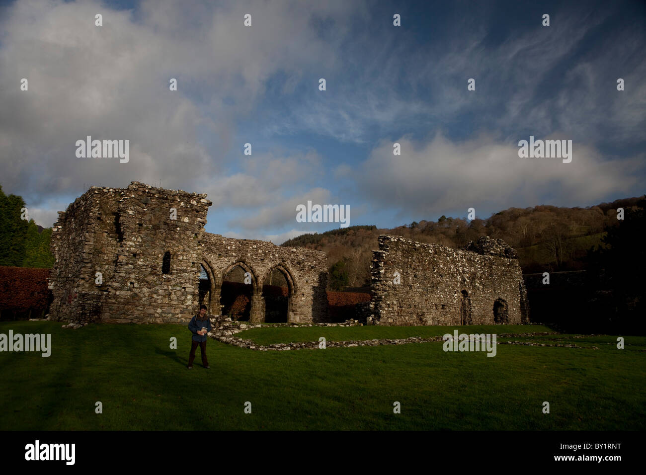 Cymer Abbey near Dolgellau , Wales Stock Photo - Alamy