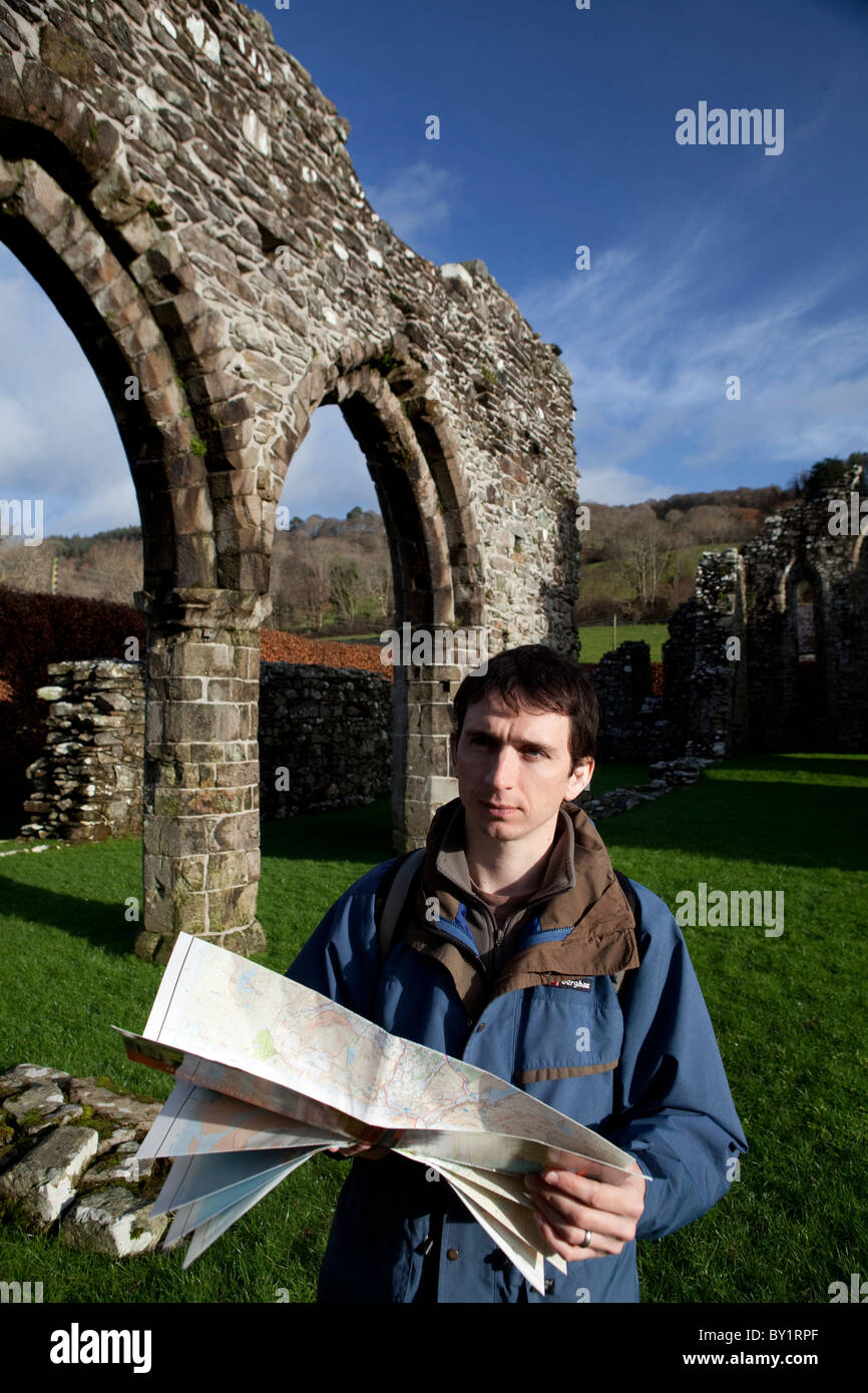 Map of dolgellau hi-res stock photography and images - Alamy