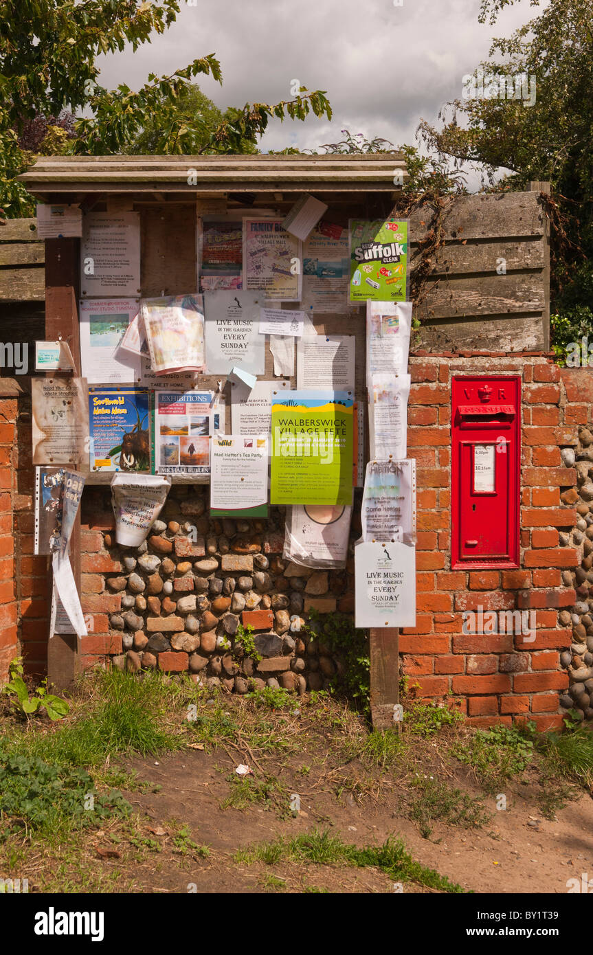 A village notice board posters sign signs hi-res stock photography and ...