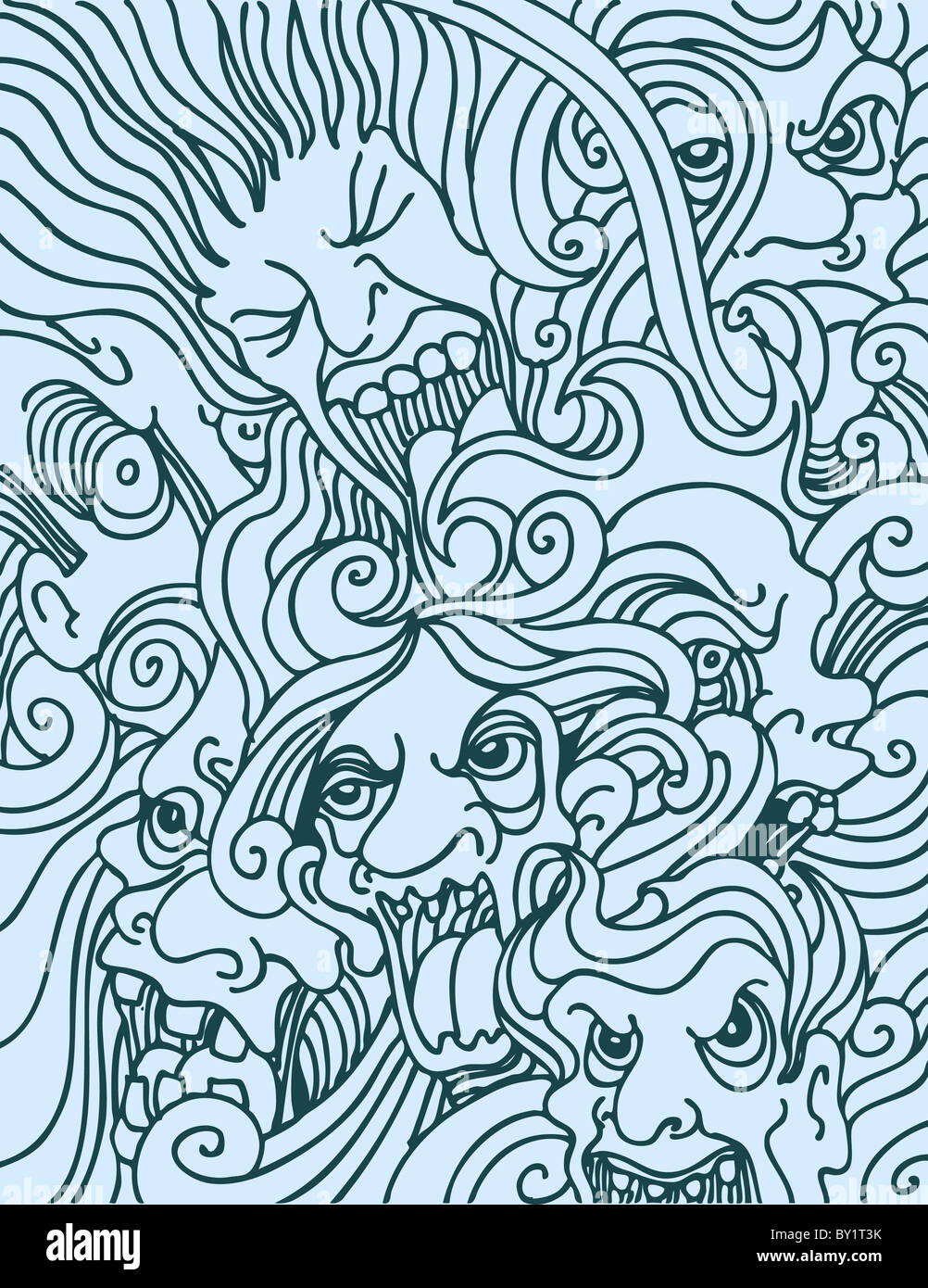 An image of Angry Faces Stock Photo - Alamy