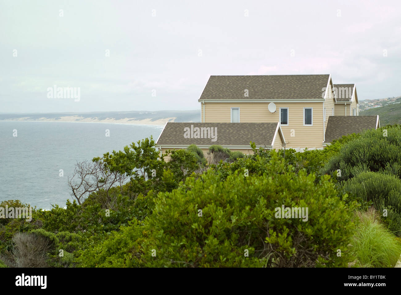 Perfect coastal sea holiday house Stock Photo - Alamy