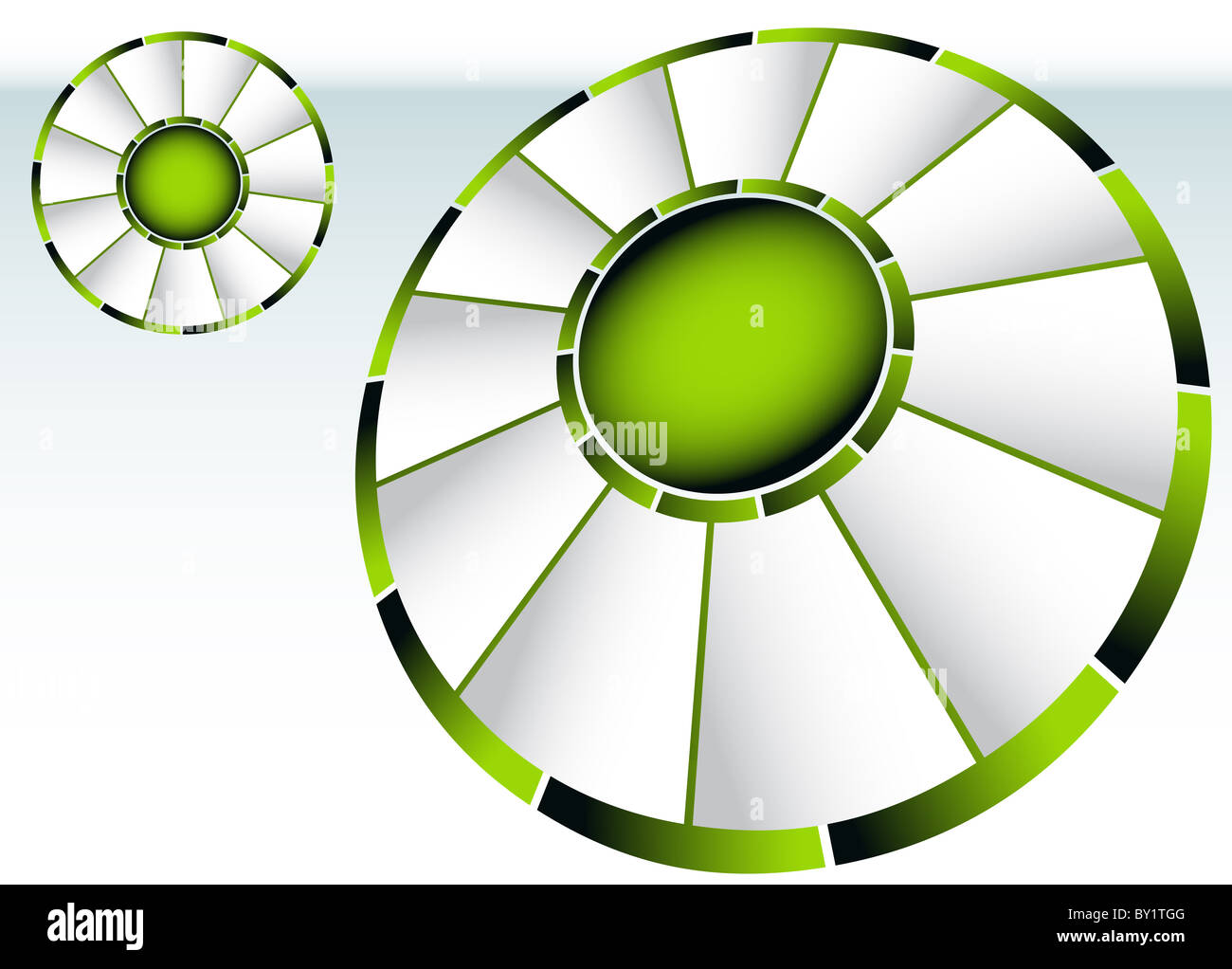 An image of a green wheel Stock Photo - Alamy