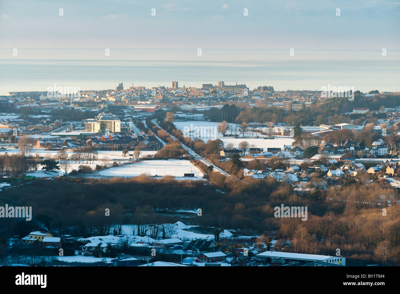 Welsh snow scene hi-res stock photography and images - Alamy
