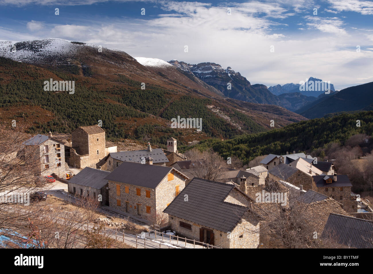 Fanlo, National Park of Ordesa and Monte Perdido, Huesca, Spain Stock ...