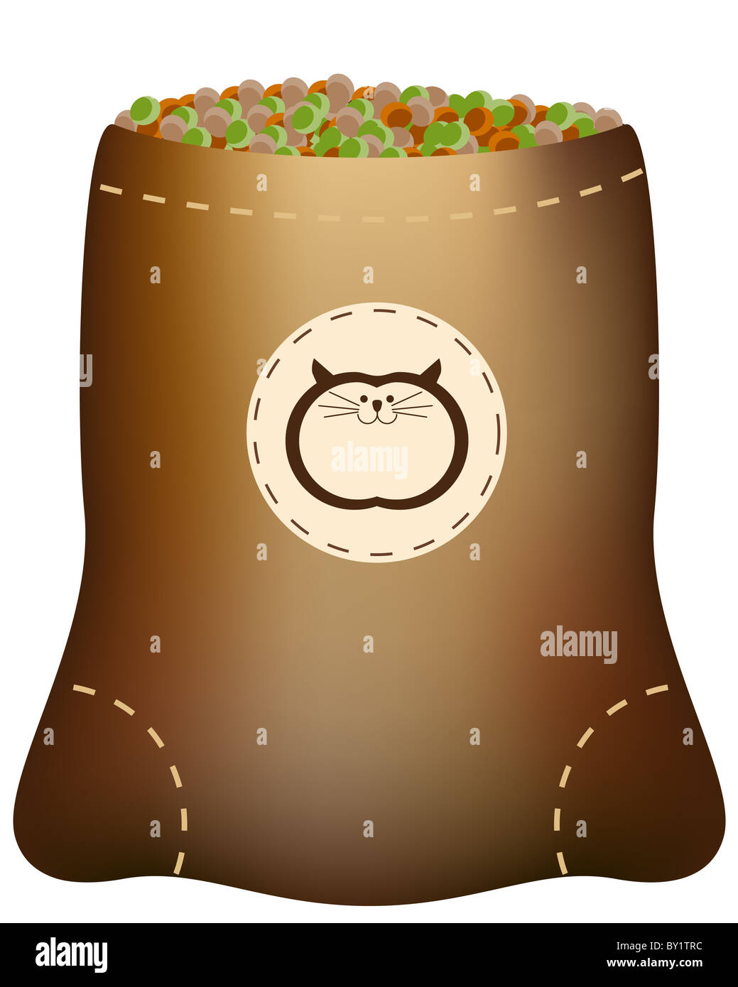 An image of a bag of cat food Stock Photo - Alamy