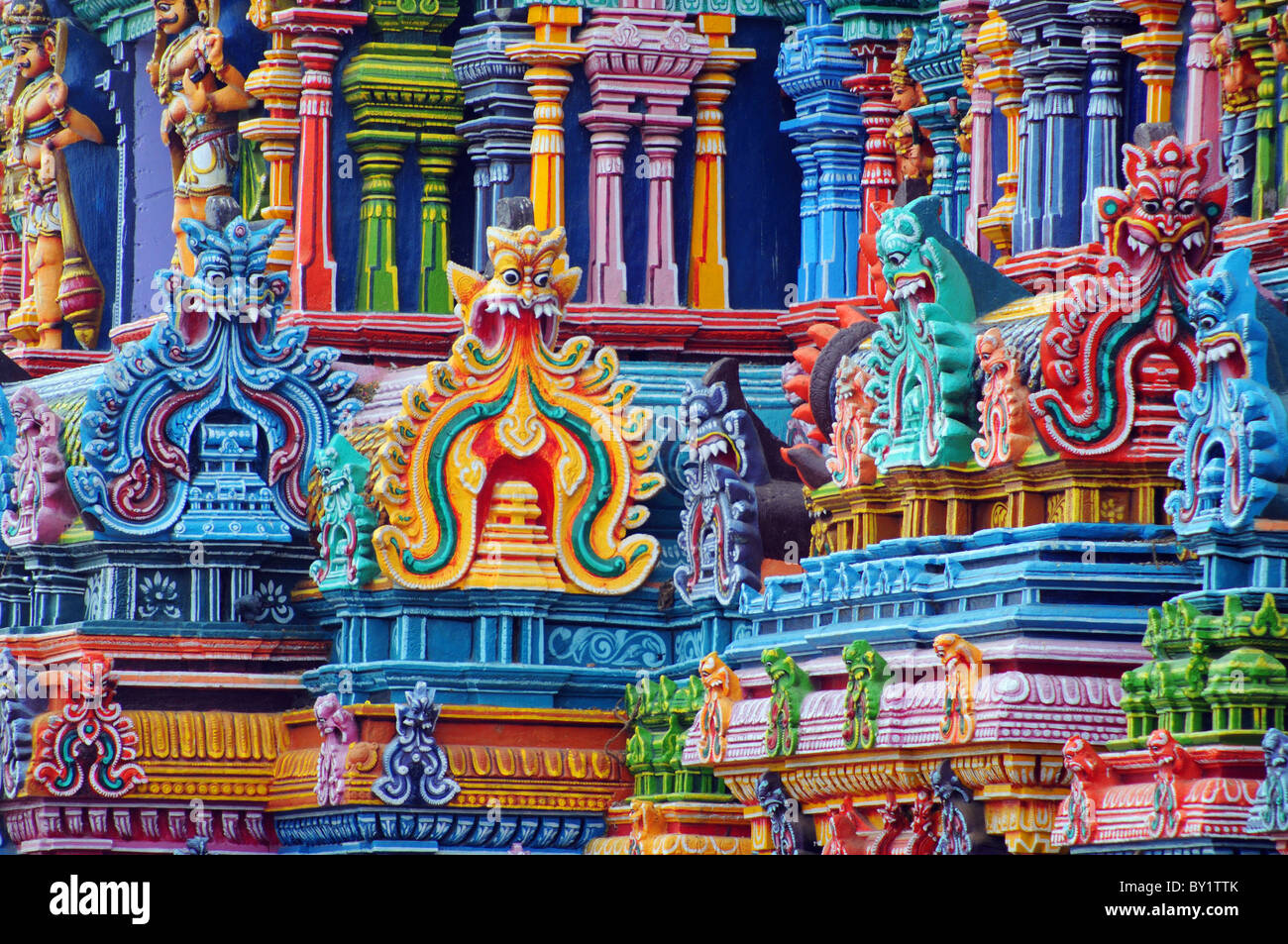 Meenakshi temple hi-res stock photography and images - Alamy