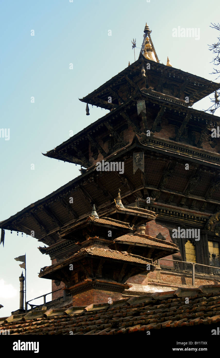 Newar Temple situated in Durbar Square Stock Photo - Alamy