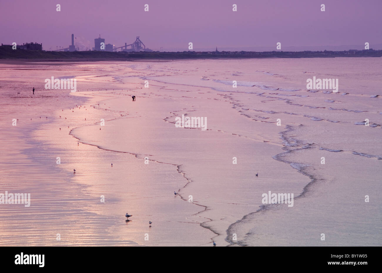 Saltburn beach view hi-res stock photography and images - Alamy