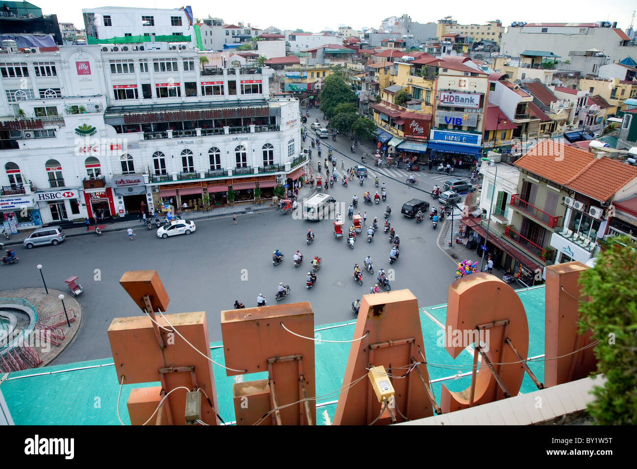 City view. Hanoi, Vietnam Stock Photo - Alamy