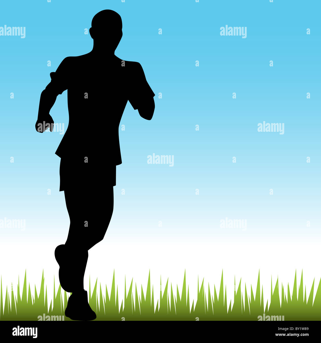 An image of a running male Stock Photo - Alamy
