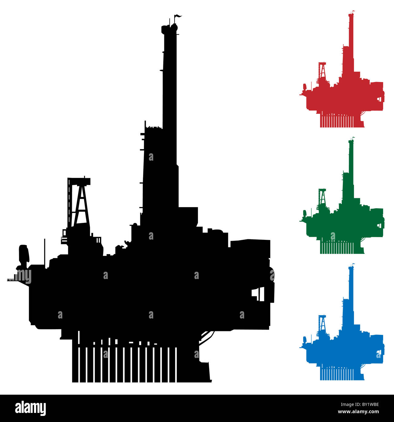 An image of an oil rig Stock Photo - Alamy