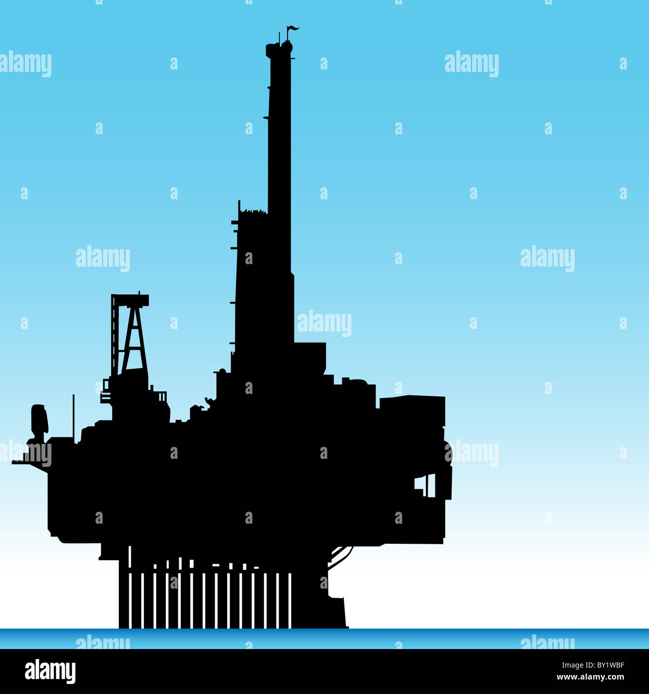 An image of an oil rig Stock Photo - Alamy