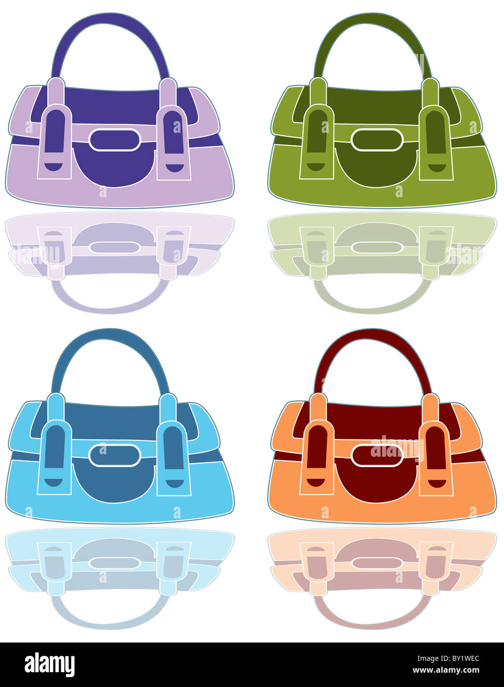 An image of a purse set Stock Photo - Alamy