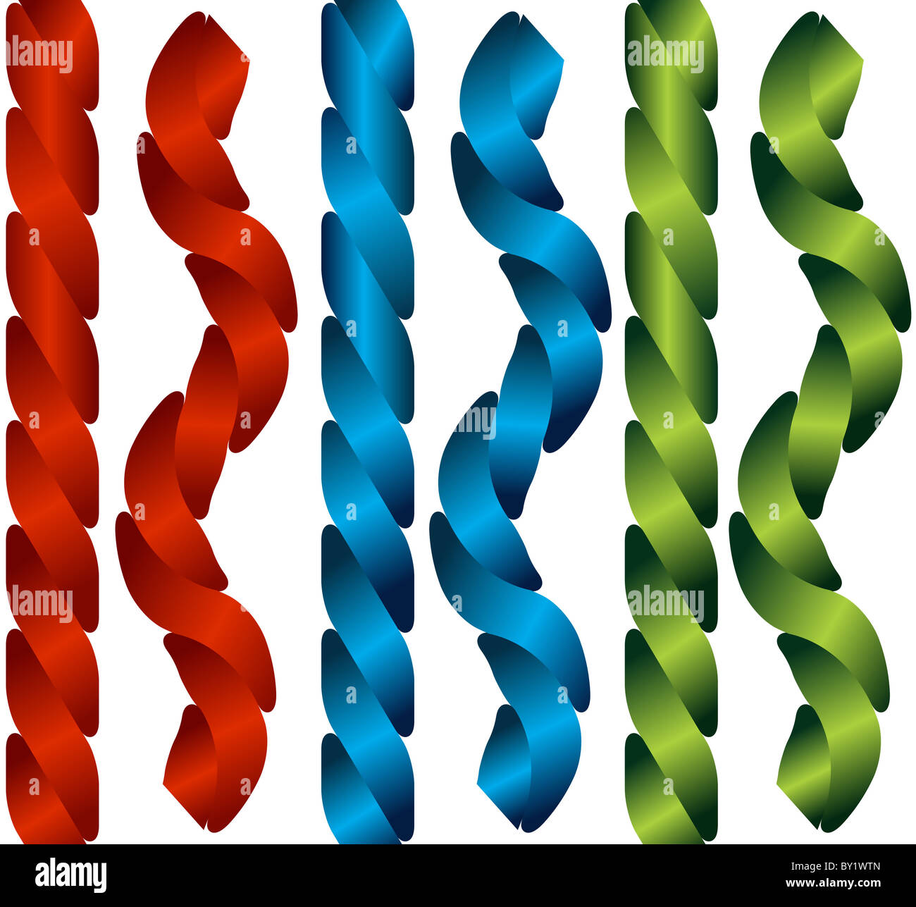 An image of twisted rope in various colors Stock Photo - Alamy