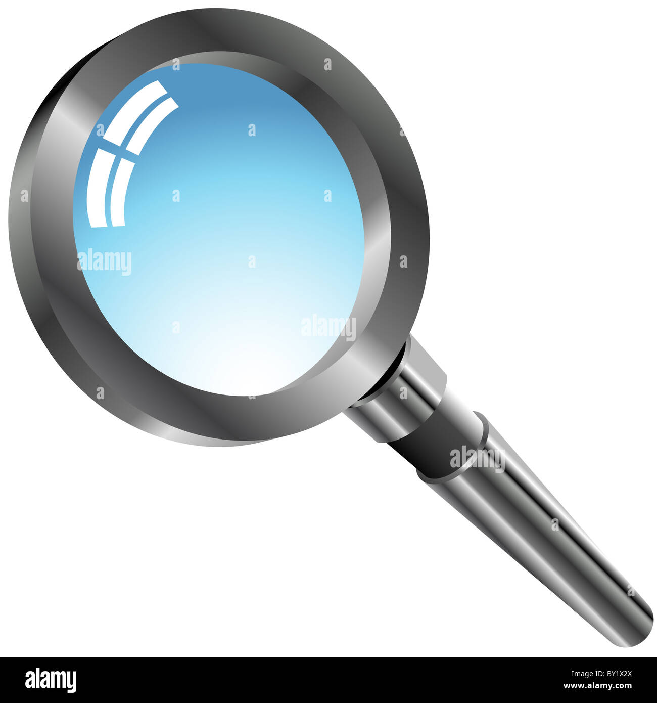 An image of a magnifying glass Stock Photo - Alamy