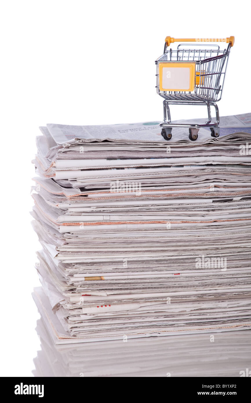Newspaper cart hi-res stock photography and images - Alamy