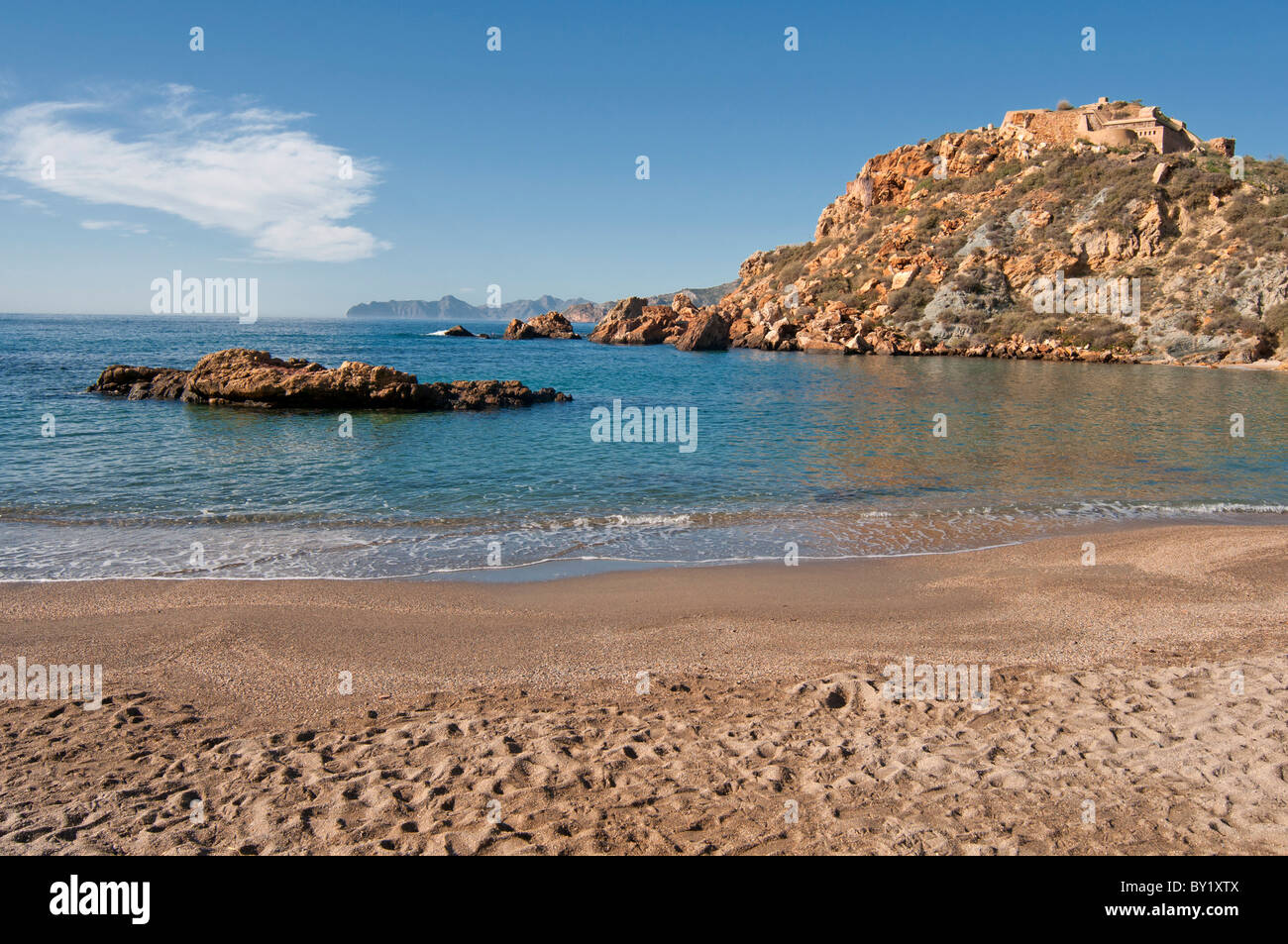 Cala cortina beach hi-res stock photography and images - Alamy