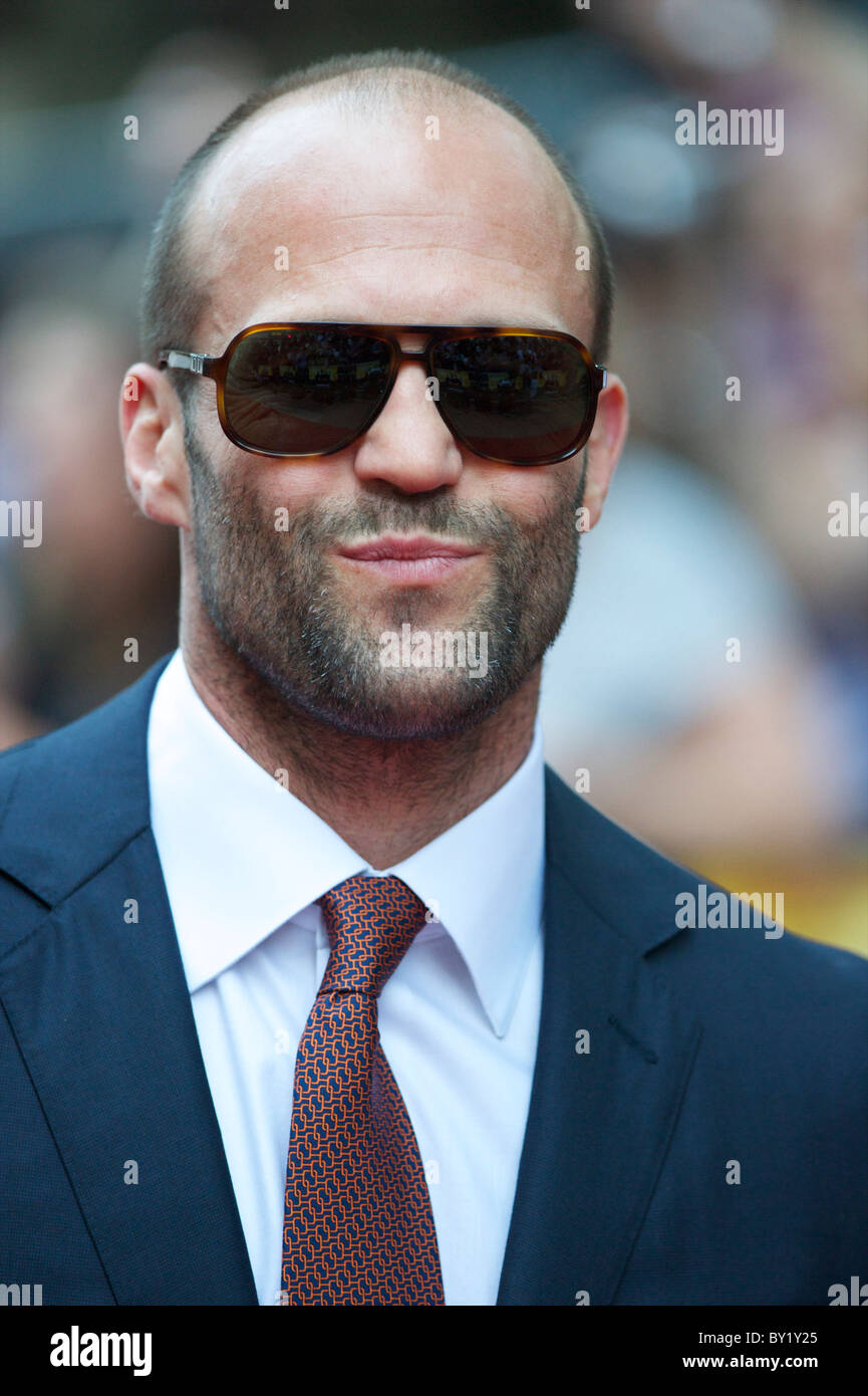 Actor Jason Statham arrives for the premiere of 'The Expendables,' on ...
