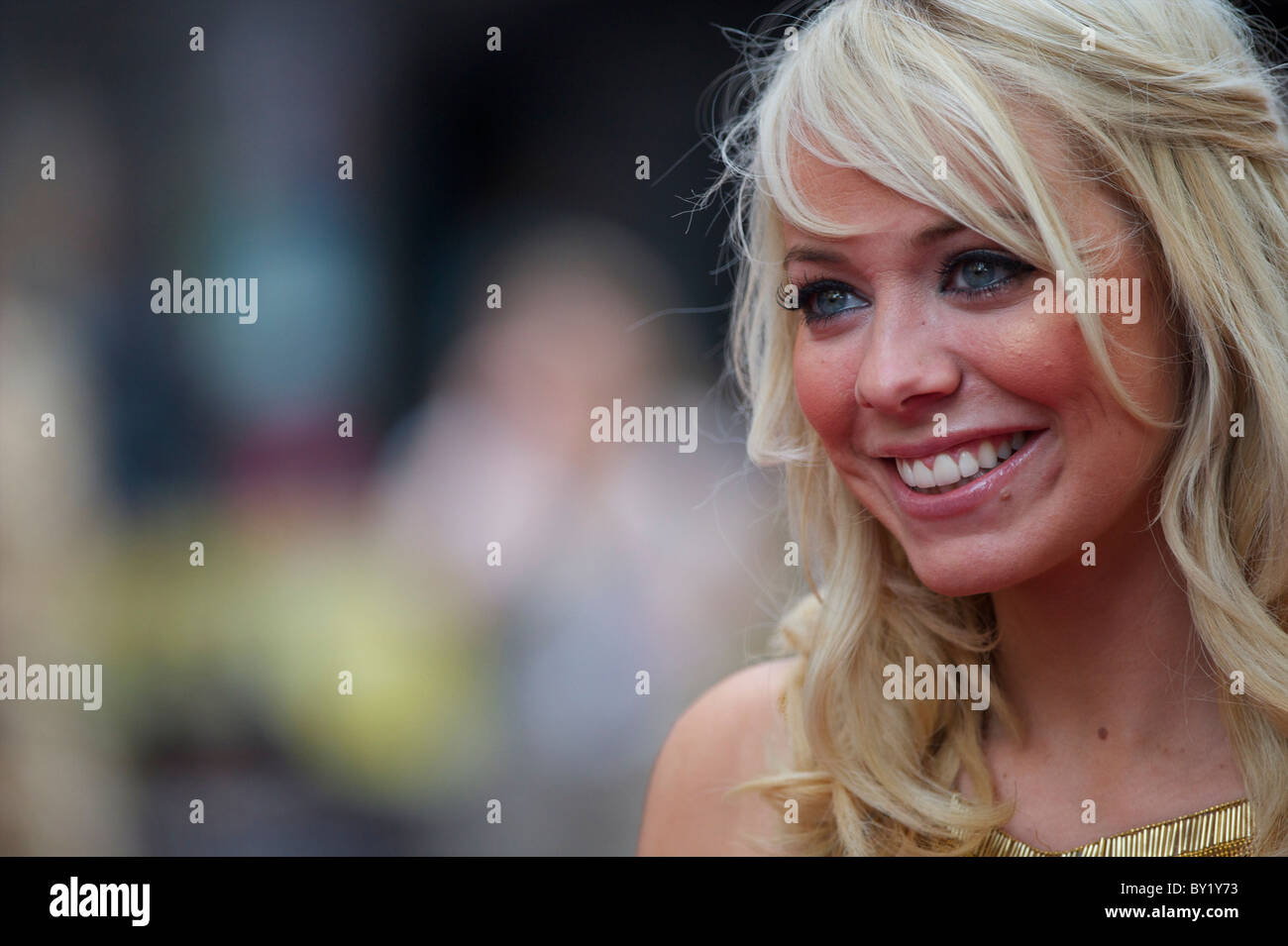 Singer Liz McClarnon arrives for the premiere of 'The Expendables,' on ...