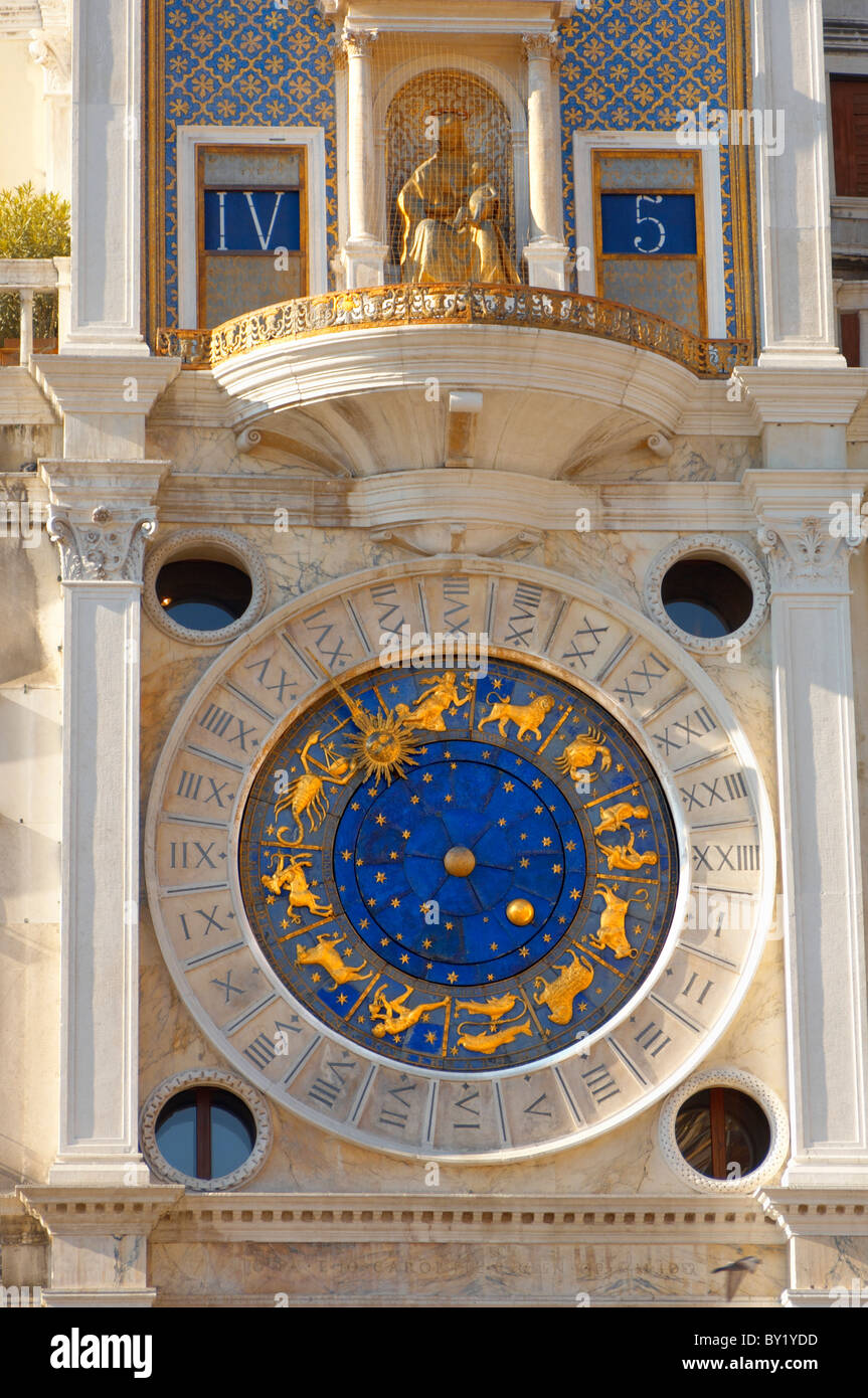 Venetian astronomical clock face hi-res stock photography and images ...